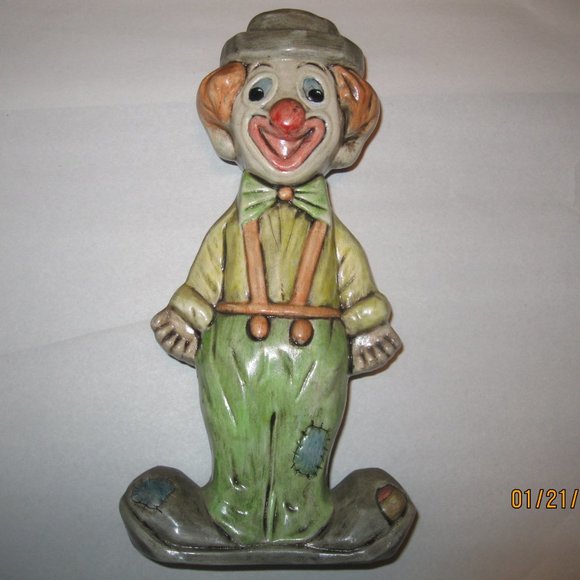 unknown | Art | Vintage Two Faced Clown Piggy Bank | Poshmark